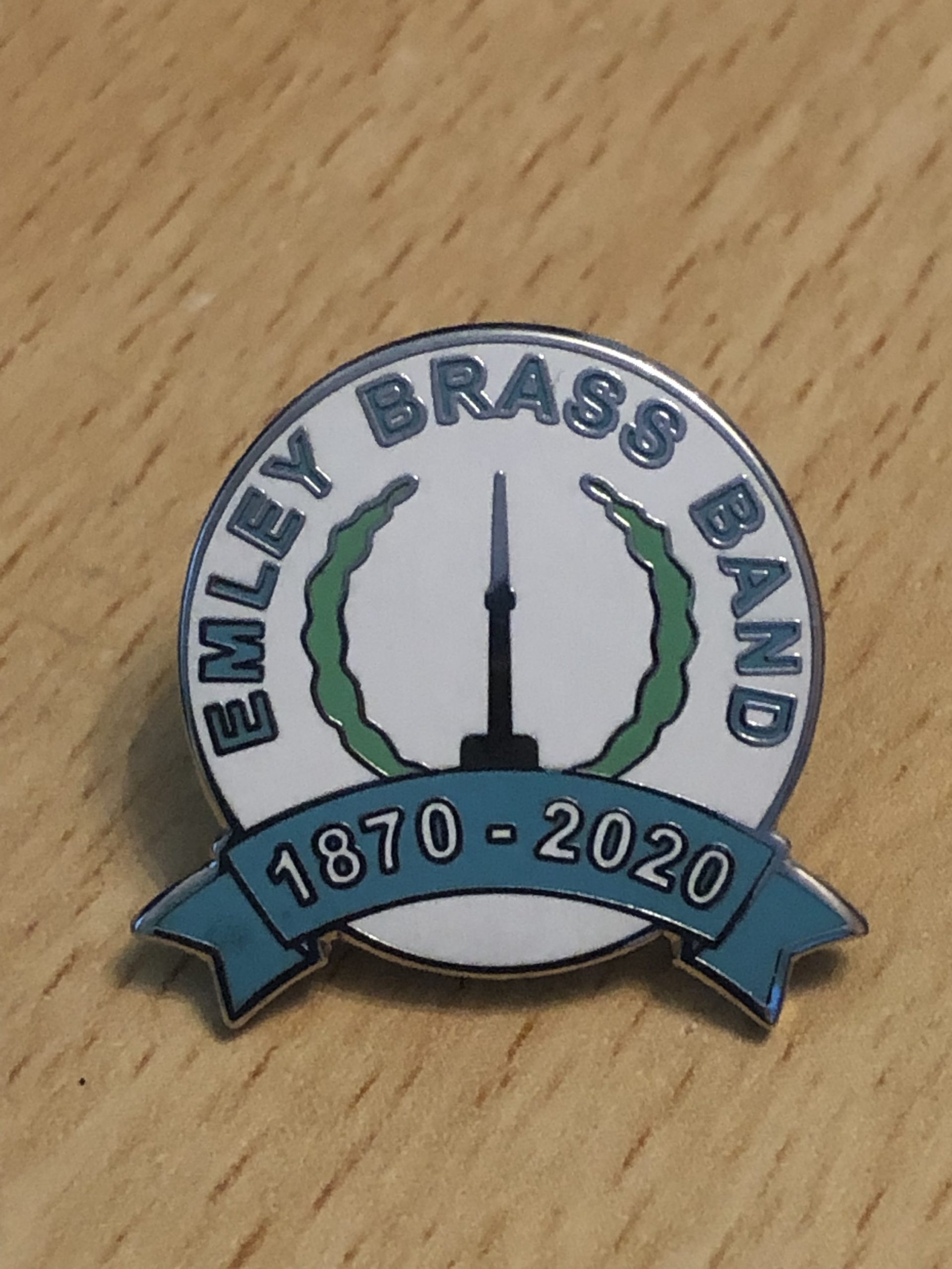 150th Year Pin Badge - Emley Brass Band